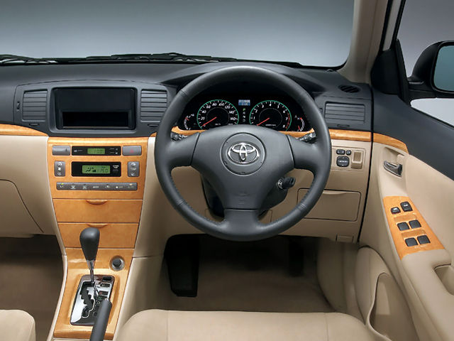 Toyota Allex technical specifications and fuel economy